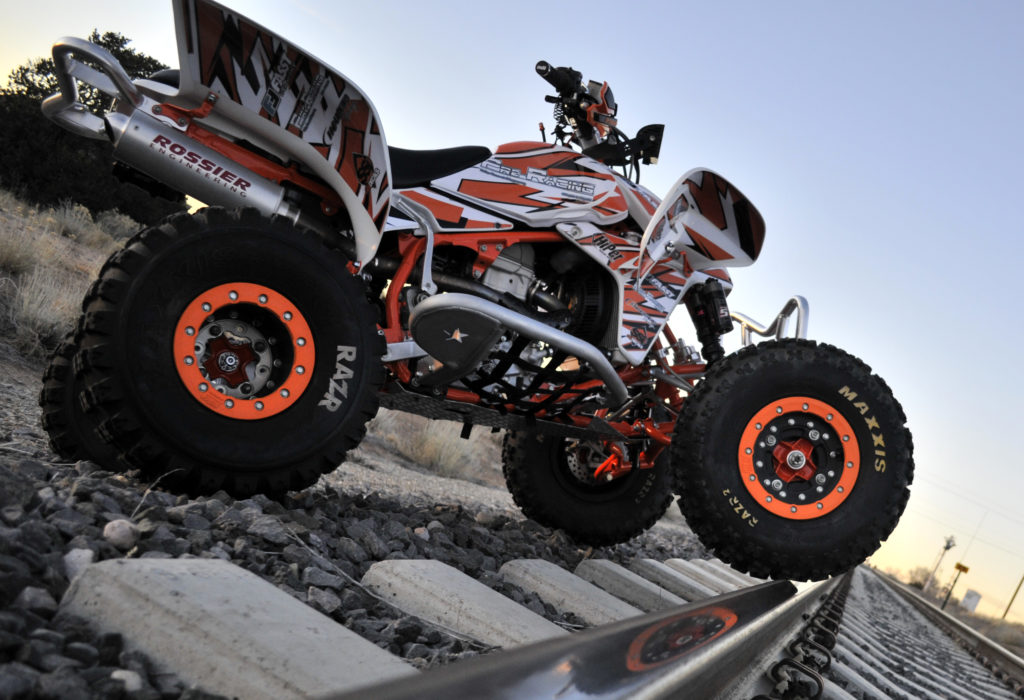 4wheeler frame and parts orange | Absolute Powder Coating